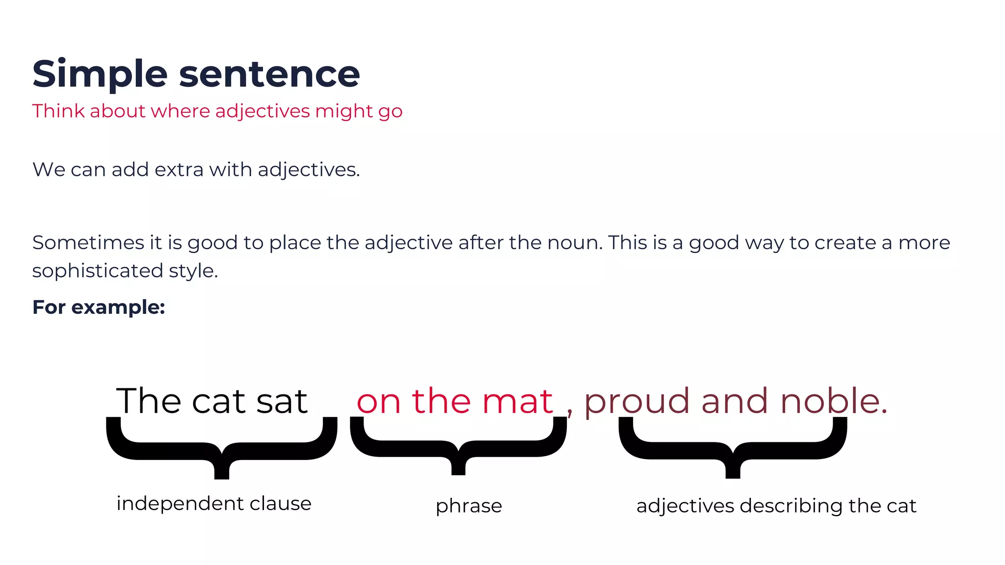 Expand simple sentences | PPTX