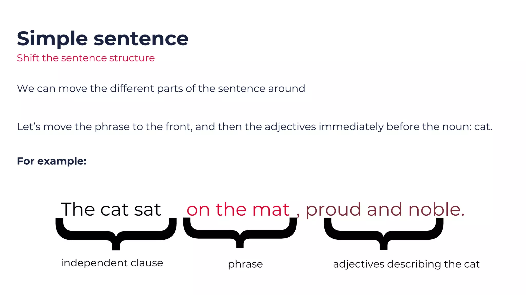 Expand simple sentences | PPTX