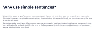 Expand simple sentences | PPTX