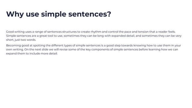 Expand simple sentences | PPTX