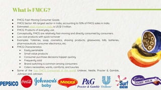 FMCG Industry - An In-depth Study | PPT
