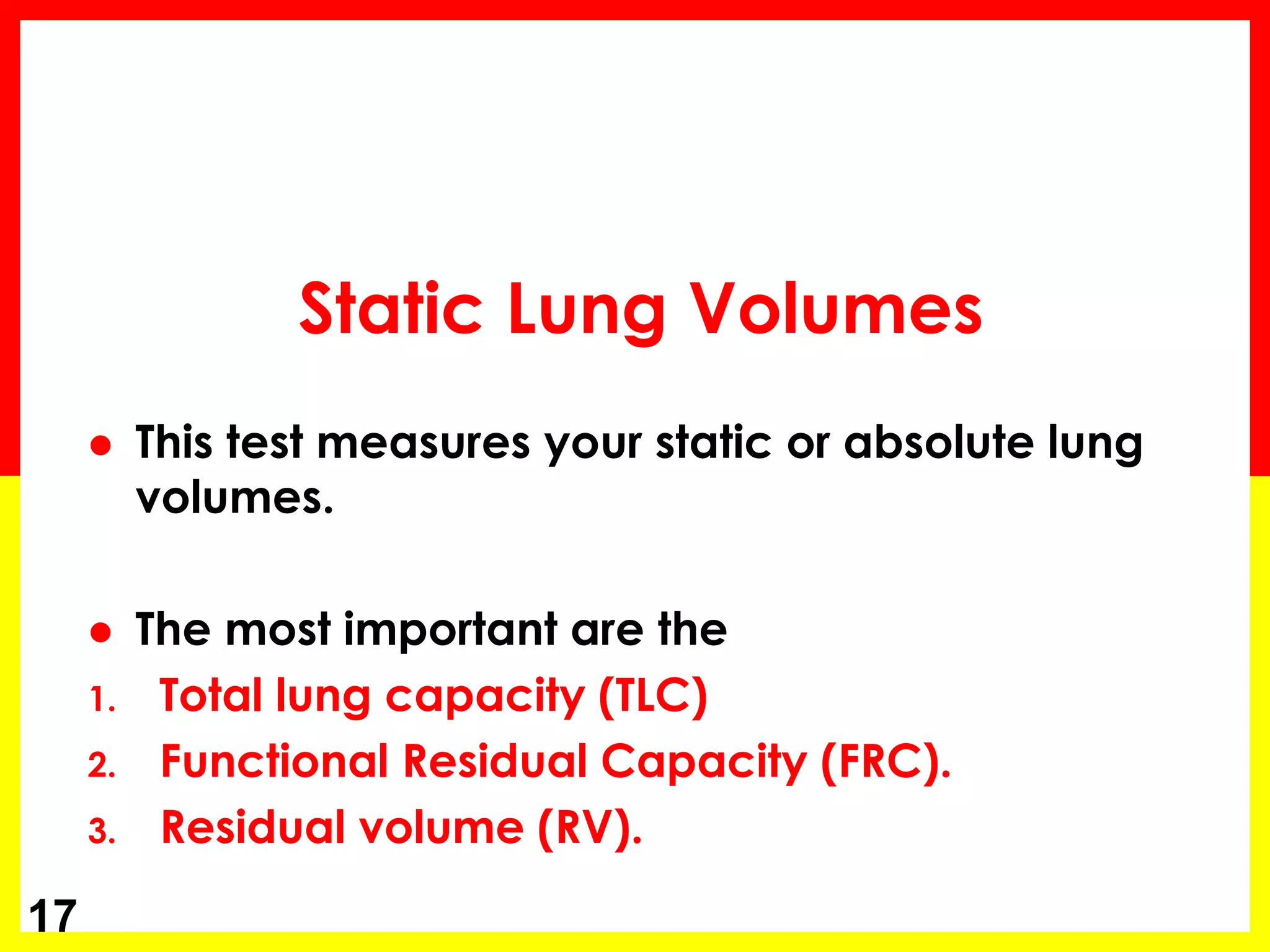 Lung volumes in COPD | PPTX
