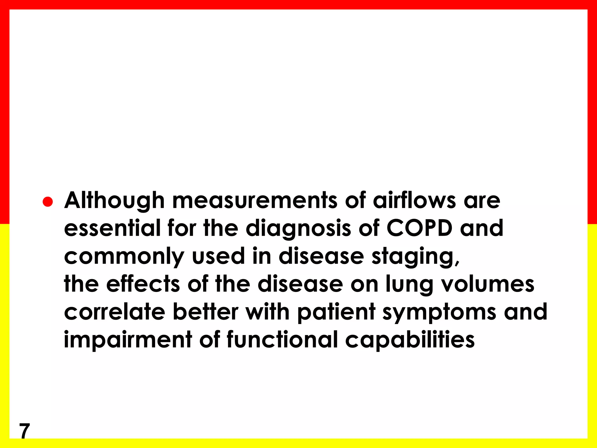 Lung volumes in COPD | PPTX