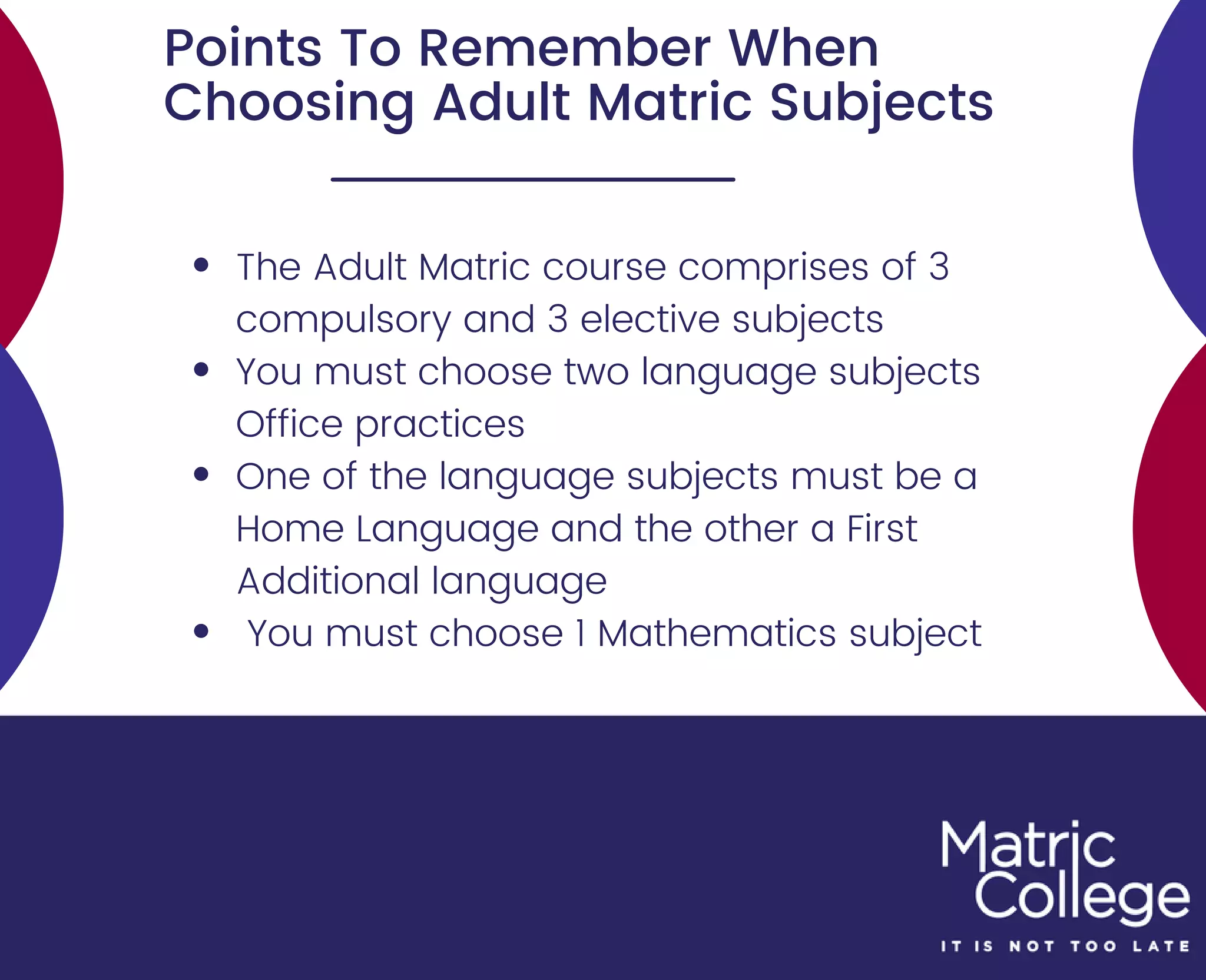 Adult Matric – Senior Certificate (Amended) | PDF
