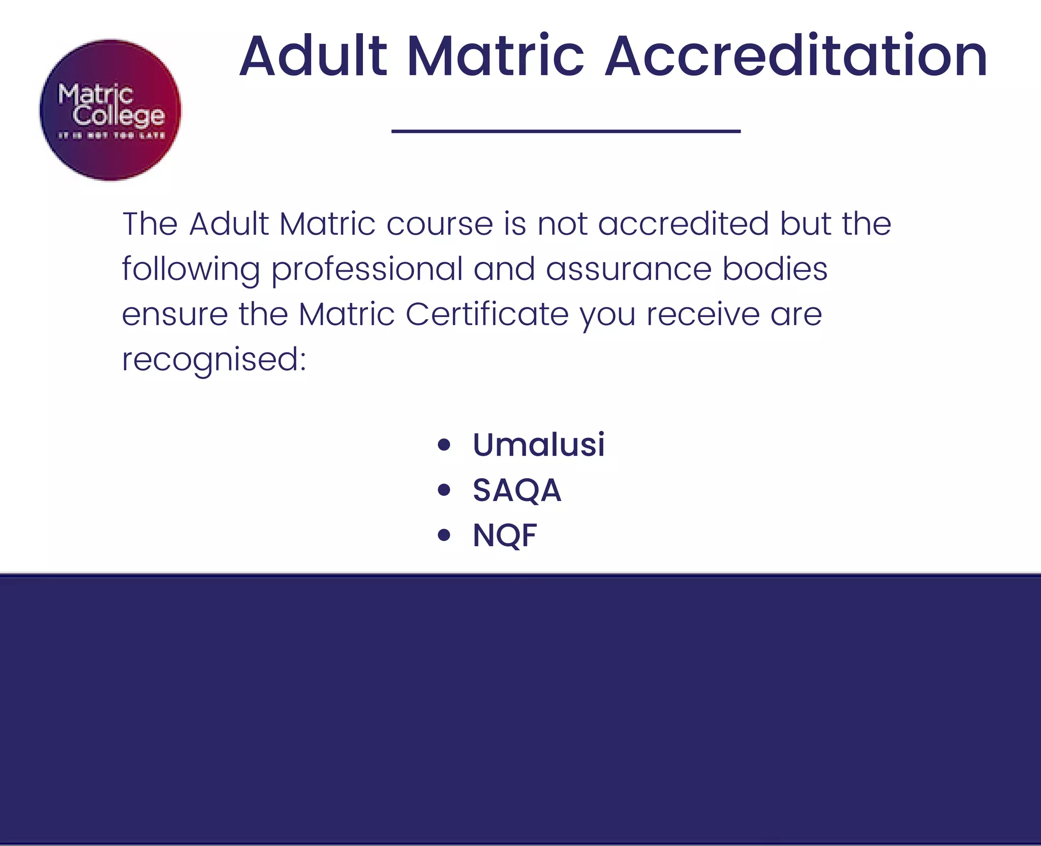 Adult Matric – Senior Certificate (Amended) | PDF