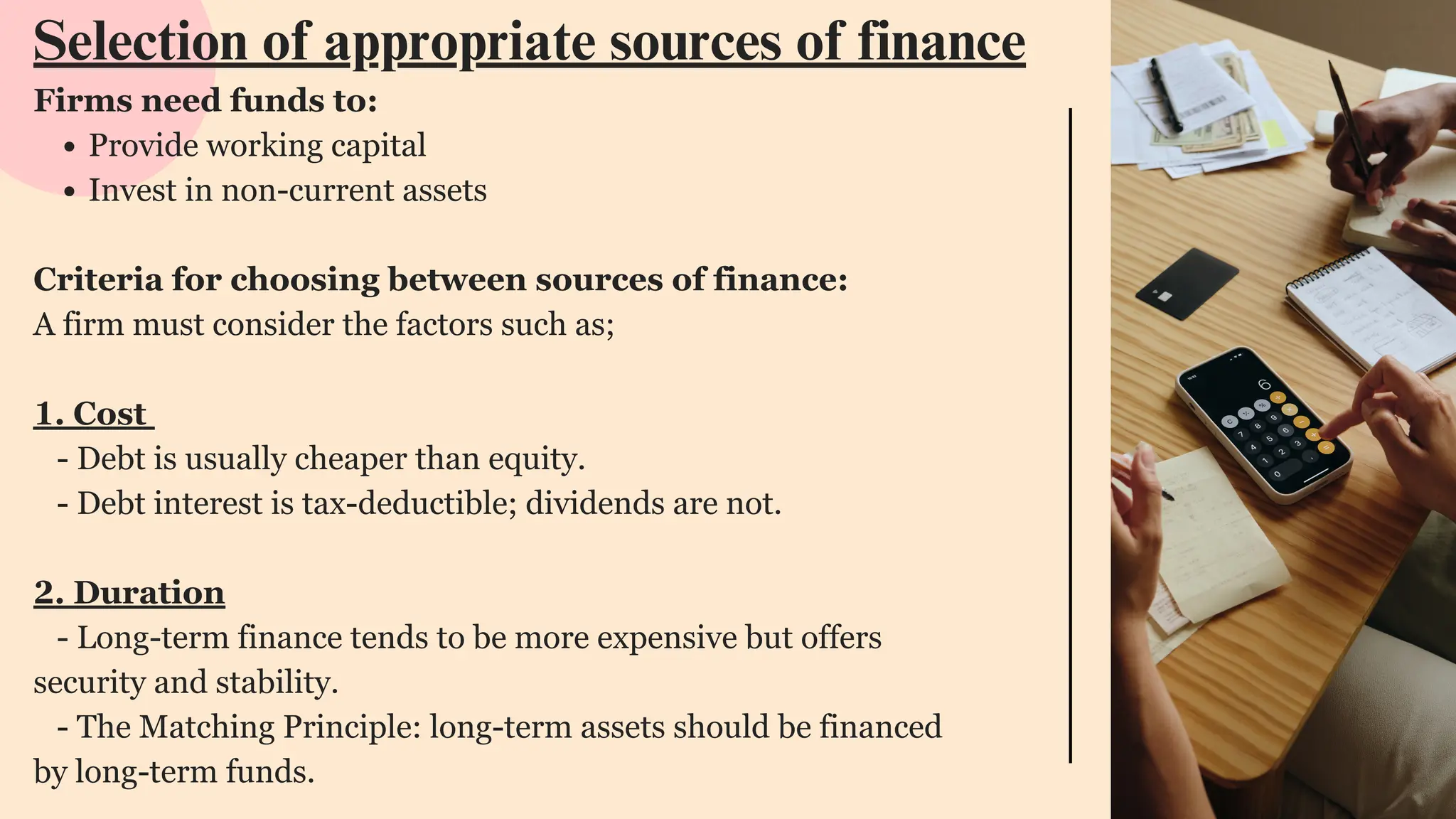 Sources of Finance for Financial Management (FM) Presentation PPT | PPT