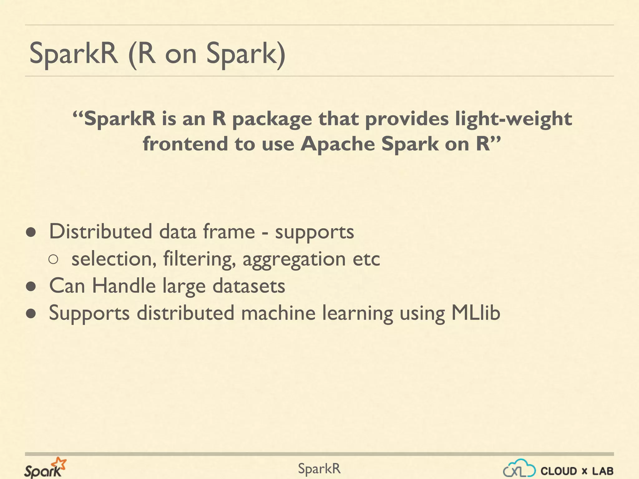 Introduction To Sparkr Big Data Hadoop Spark Tutorial Cloudxlab Ppt 9496
