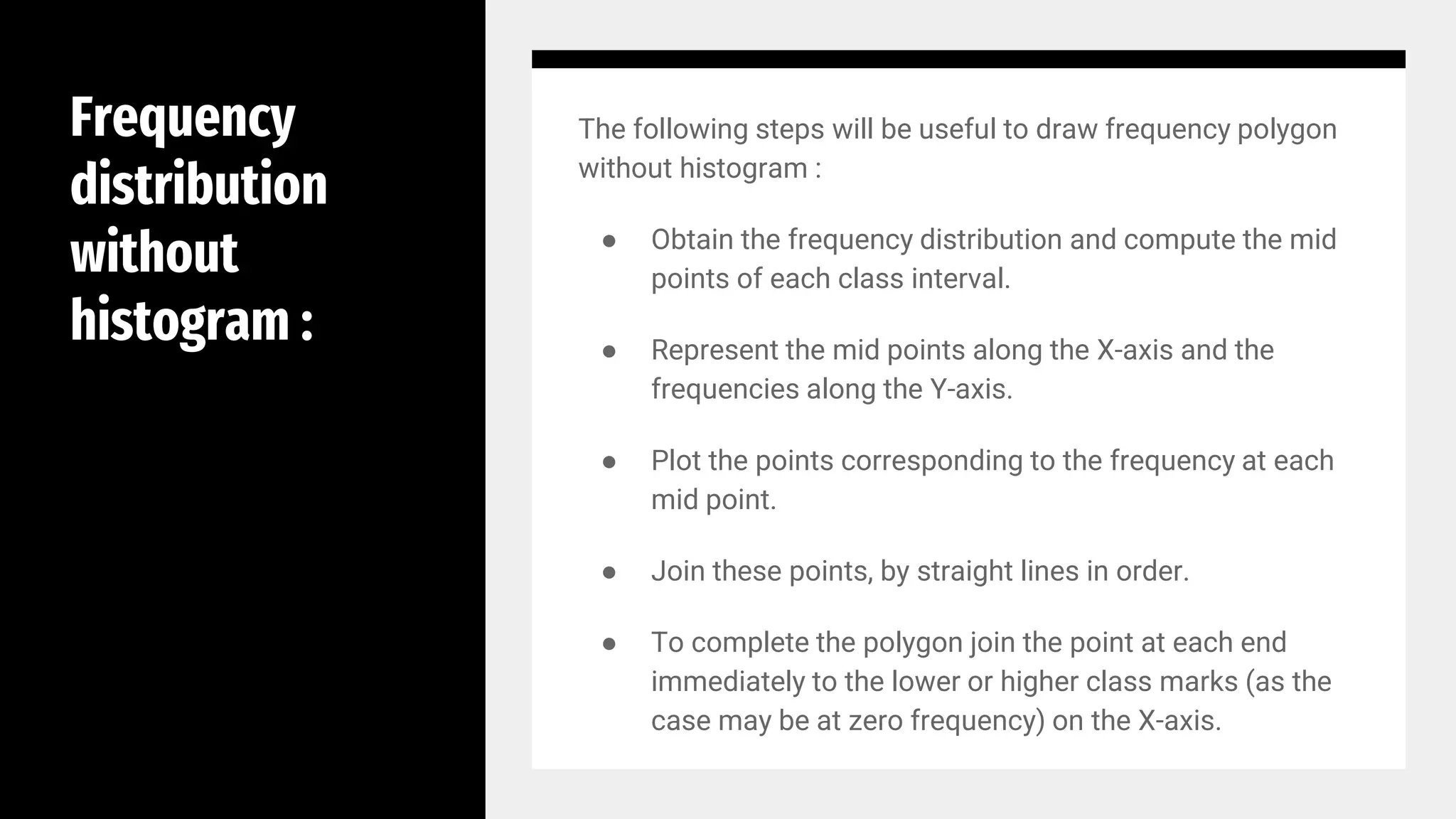 Frequency polygons and line graphs | PPTX