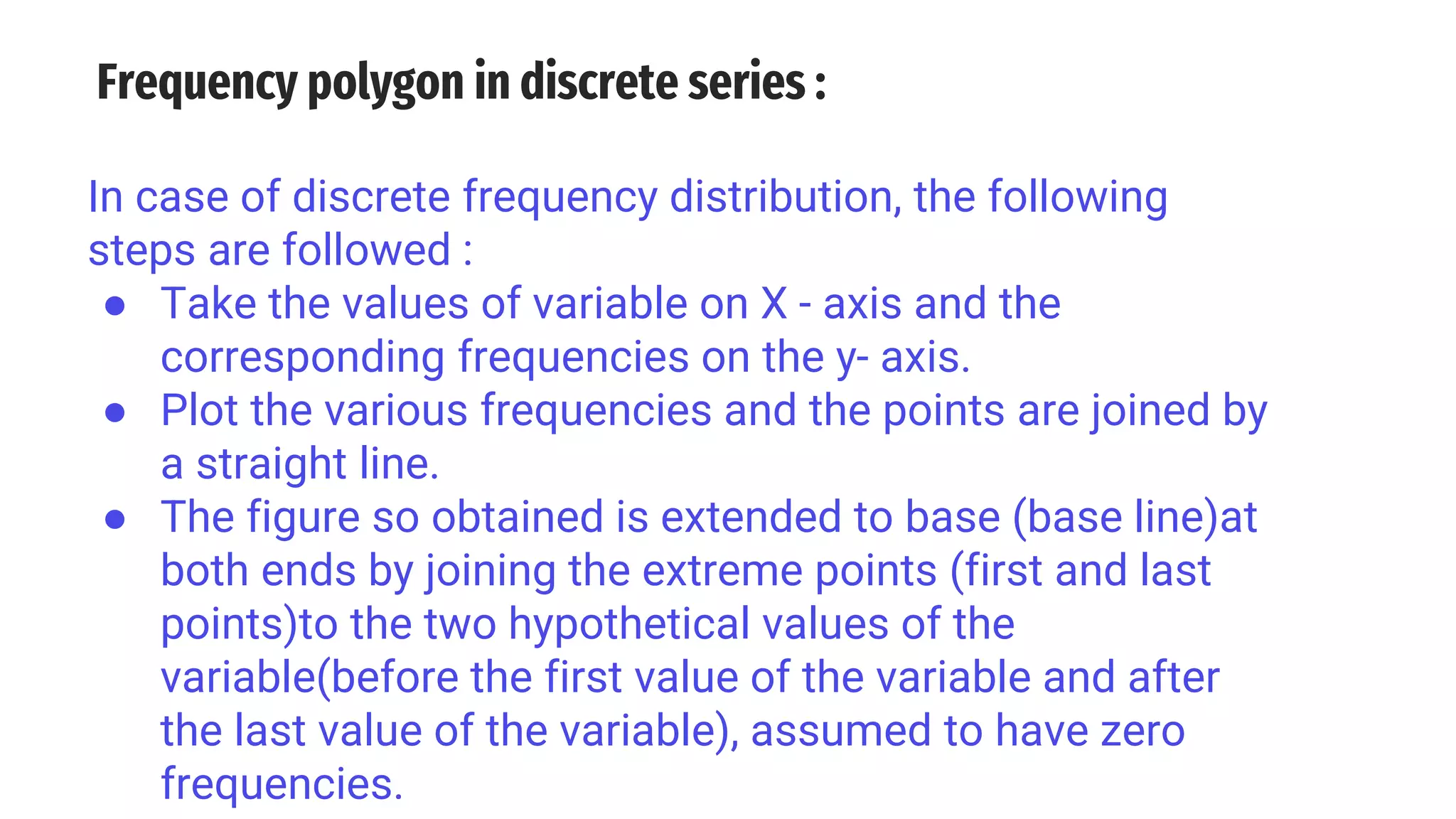 Frequency polygons and line graphs | PPTX