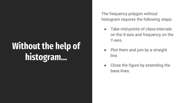 Frequency polygons and line graphs | PPTX