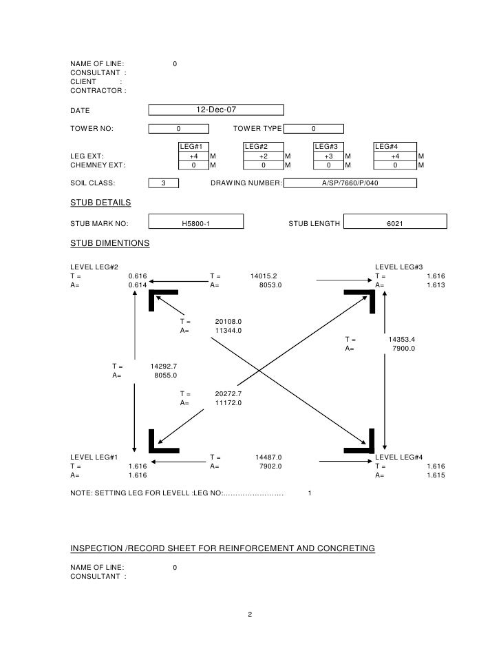 Copy of stub setting