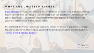 Where can I view my Unlisted Shares.pptx