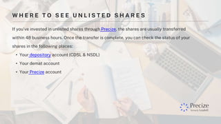 Where can I view my Unlisted Shares.pptx