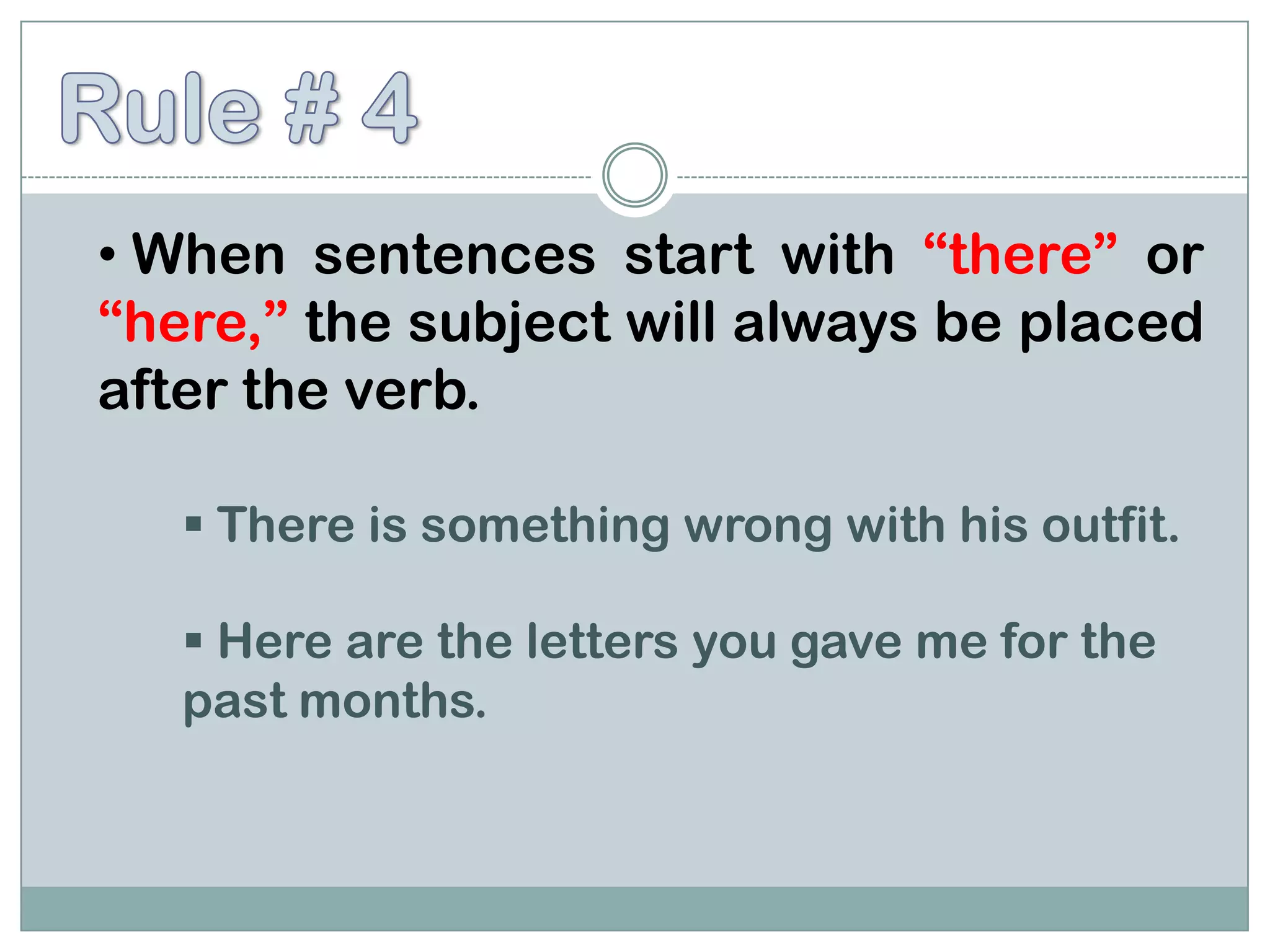 Copy of subject verb agreement (1) | PPT
