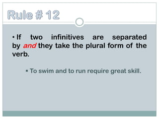 Copy of subject verb agreement (1) | PPT