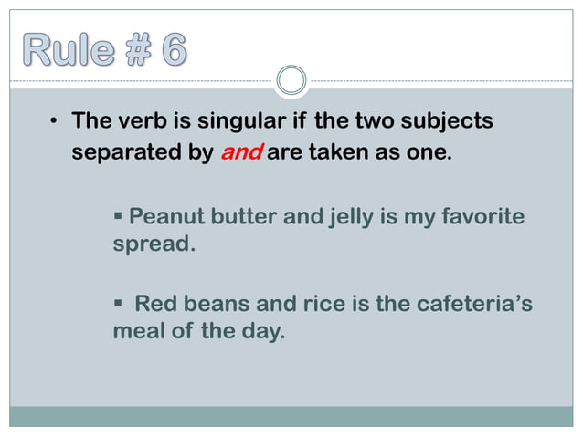Copy of subject verb agreement (1) | PPT