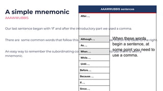 Subordinating conjunctions | PPTX