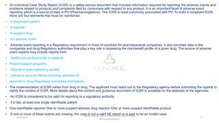 Collection, Processing and Reporting of ICSR | PPTX