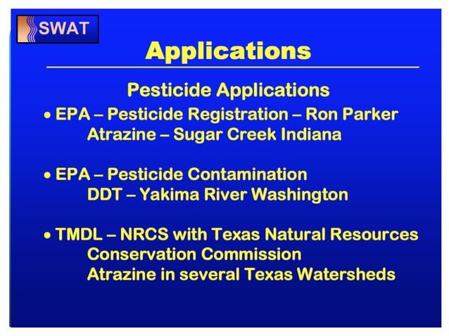 Copy of SWAT PPT OverviewCopy of SWAT PPT OverviewCopy of SWAT PPT ...