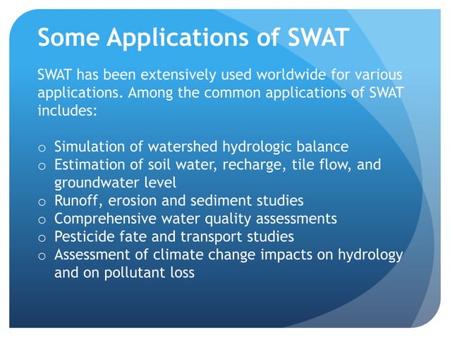 Copy of SWAT PPT OverviewCopy of SWAT PPT OverviewCopy of SWAT PPT ...