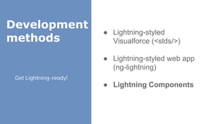 synebo talk #1 Salesforce lightning | PPT