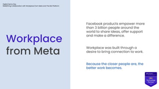 Redefining Collaboration with Workplace from Meta and The Bot Platform ...