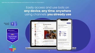 Redefining Collaboration with Workplace from Meta and The Bot Platform | PPT