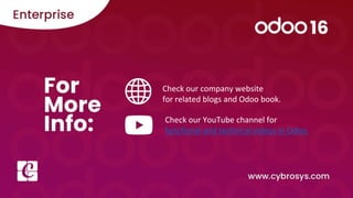 Security - Record Rules in Odoo 16 | PPT