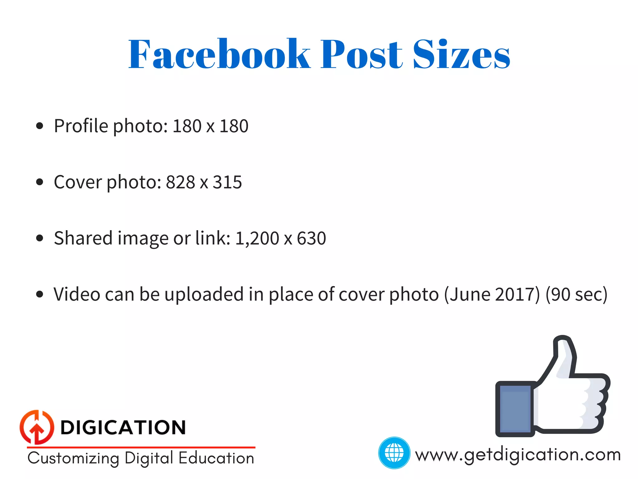 Different Social Media Post Sizes | PDF