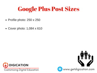 Different Social Media Post Sizes | PPT