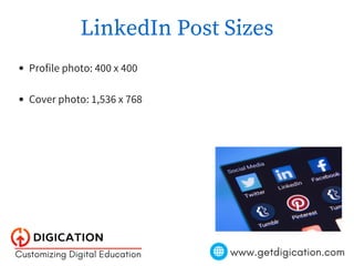 Different Social Media Post Sizes | PDF