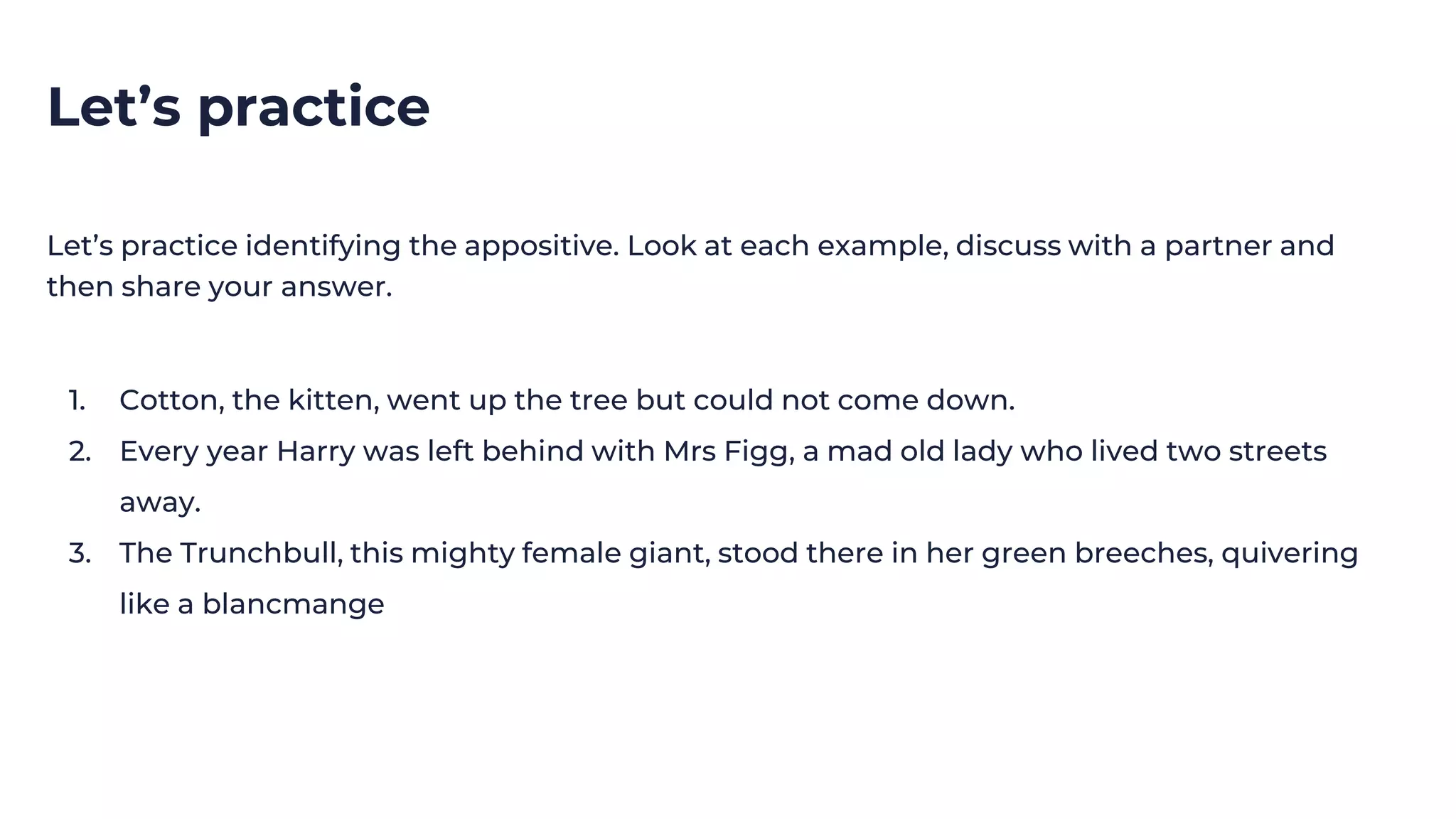 The appositive | PPTX