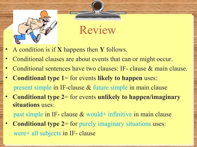 Tthe conditional (1st and 2nd Conditional) | PPT