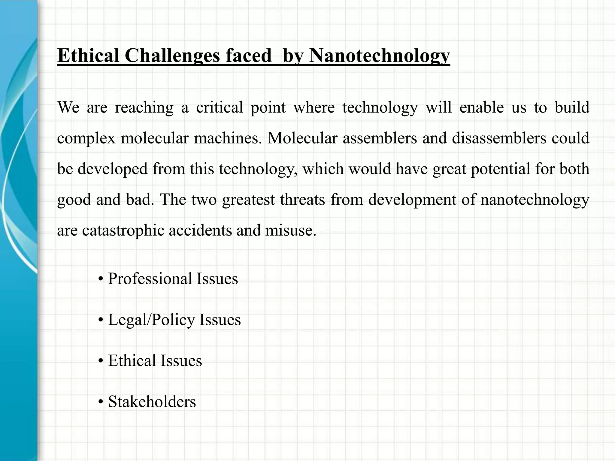 dark side of nanotechnology | PPTX