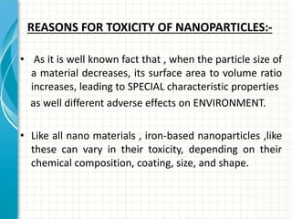 dark side of nanotechnology | PPTX