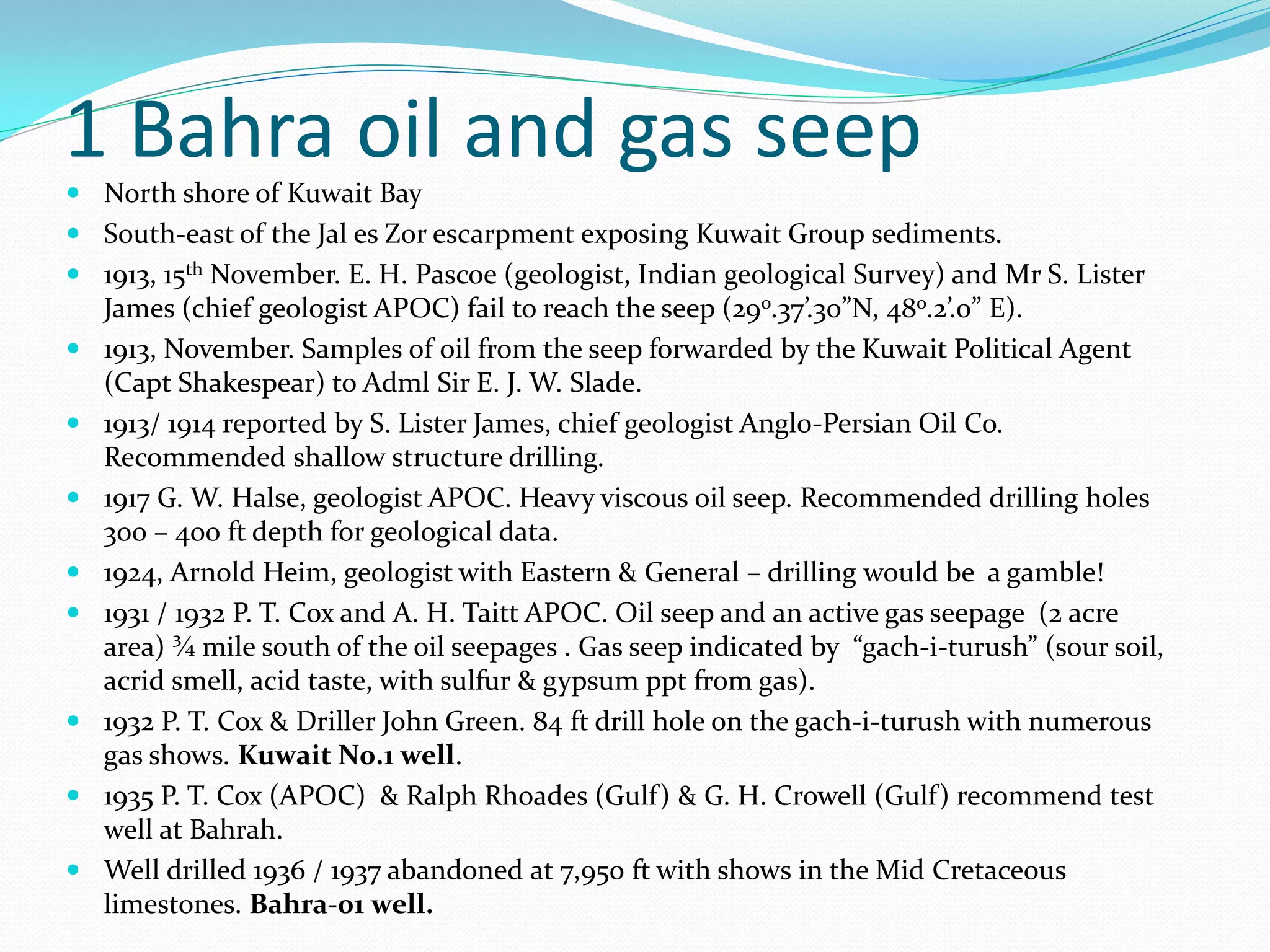 The discovery of oil in kuwait | PDF