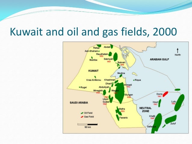 The discovery of oil in kuwait