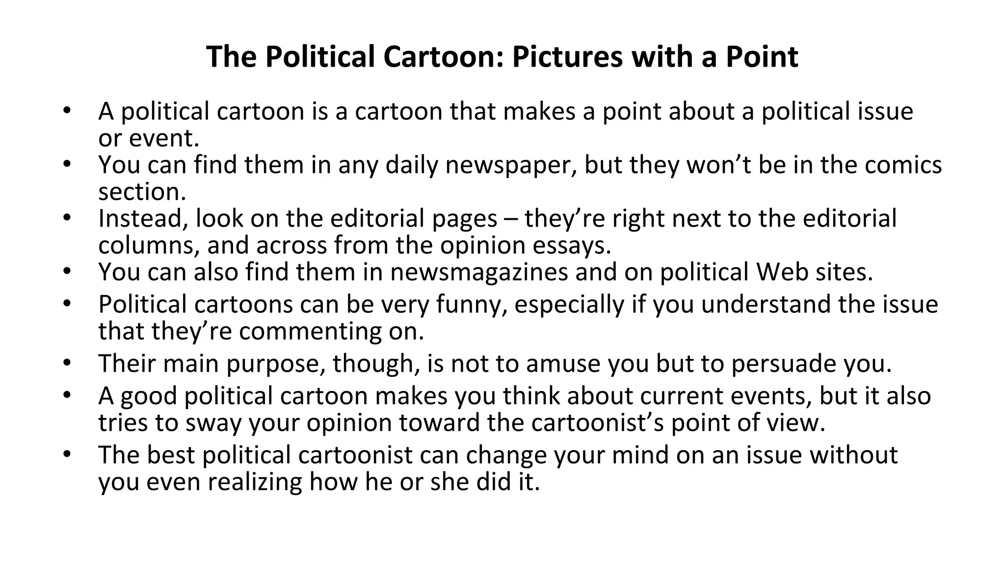 The Dozen Elements of Political Cartoons.pptx