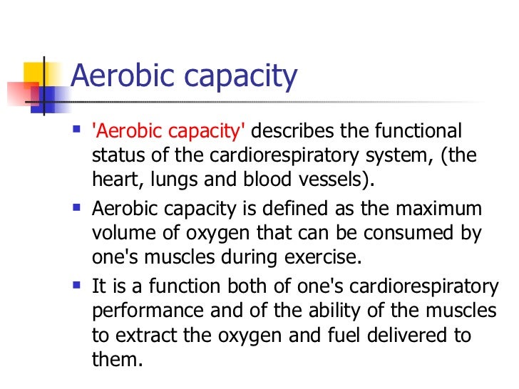 Aerobic Capacity