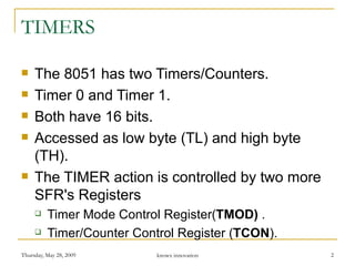 Timers | PPT
