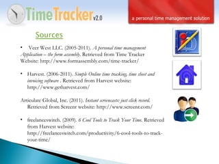 Time tracker | PPT