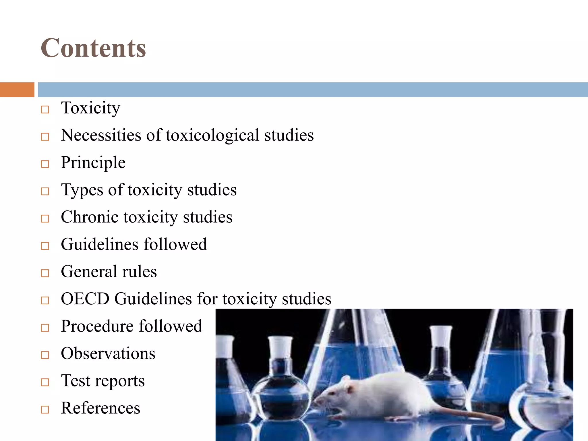 chronic toxicity studies | PPTX