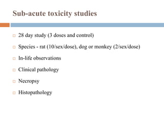chronic toxicity studies | PPTX