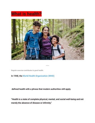 Types of good and preserving health | PDF