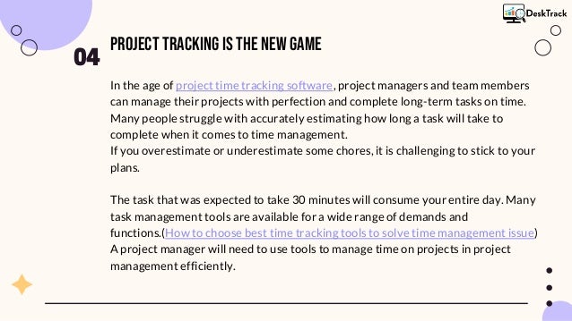 Strategies to Manage Tasks & Time During Long-Term Projects | PPT