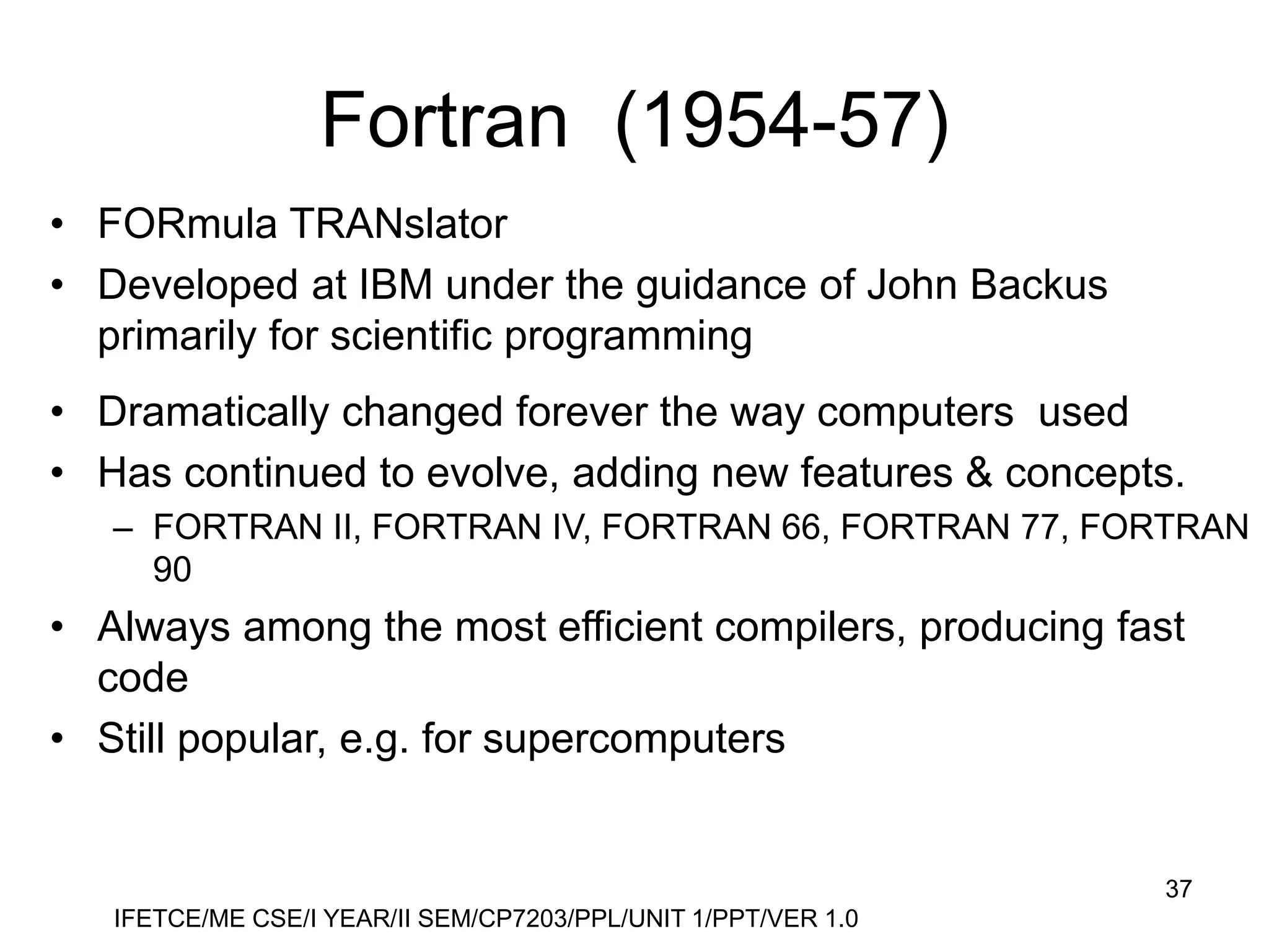 principle of programming language subject unit-1 | PPT | Programming ...