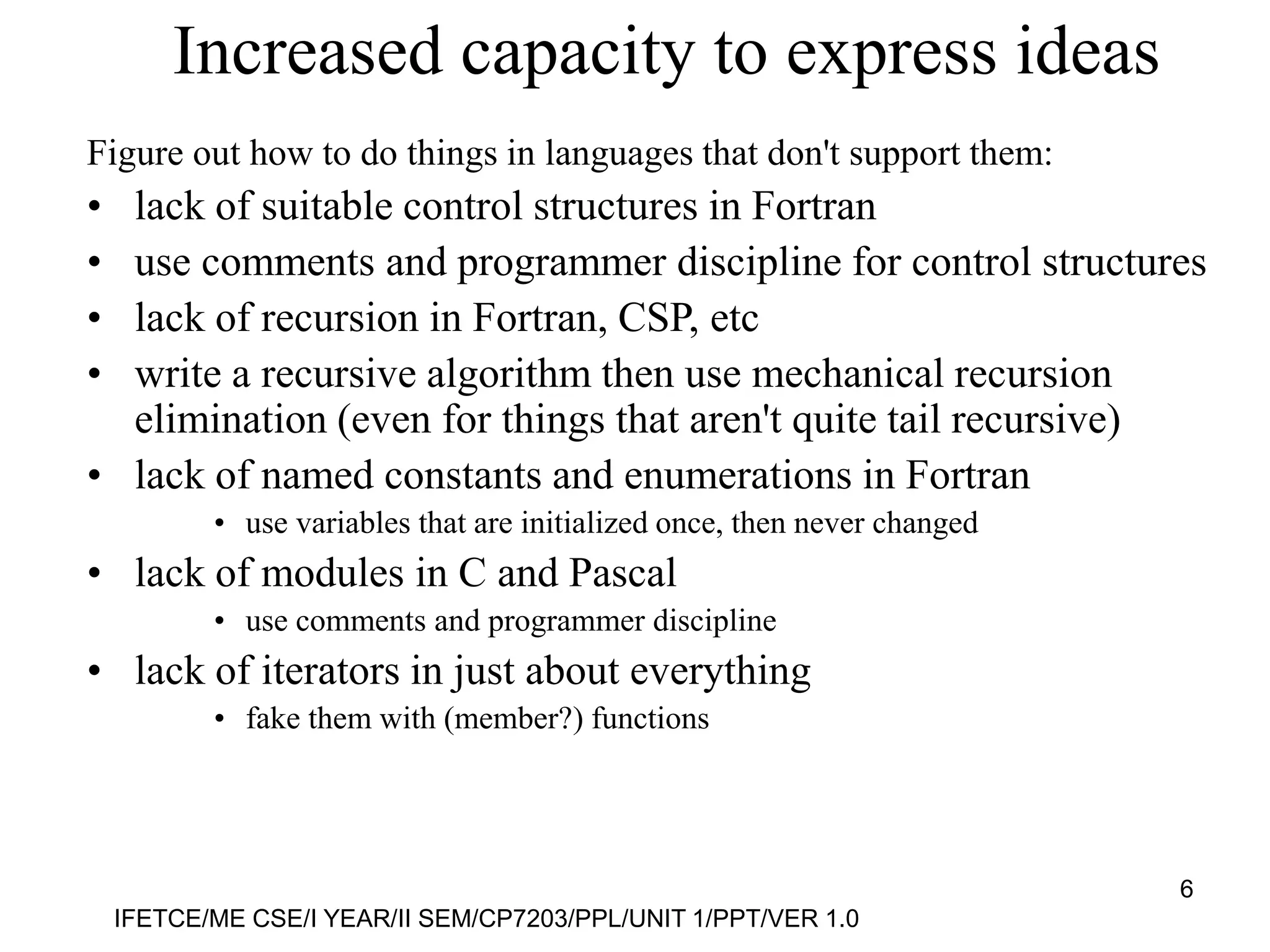 principle of programming language subject unit-1 | PPT | Programming ...