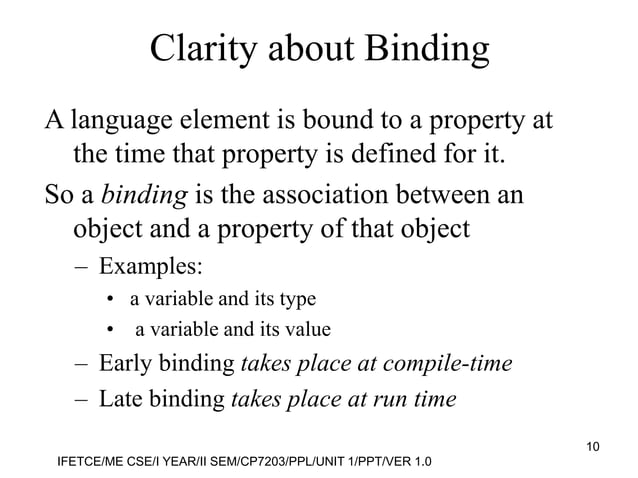 principle of programming language subject unit-1 | PPT | Programming ...