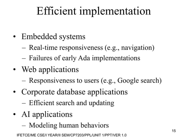 principle of programming language subject unit-1 | PPT | Programming ...