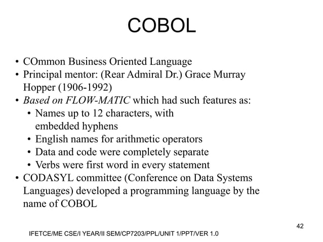 principle of programming language subject unit-1 | PPT | Programming ...